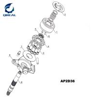 China Excavator AP2D21 EX35 S50W-3 REXROTH Hydraulic Pump Spare Parts for sale