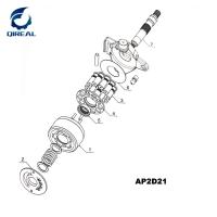 China AP2D12 AP2D14 AP2D16 AP2D18 AP2D21 AP2D30 AP2D36  Excavator Main Hydraulic Pump Spare Parts for sale