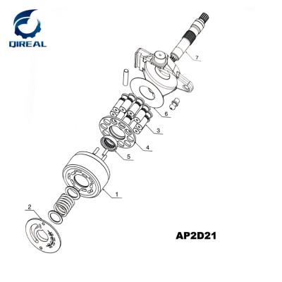 China AP2D12 AP2D14 AP2D16 AP2D18 AP2D21 AP2D30 AP2D36  Excavator Main Hydraulic Pump Spare Parts for sale