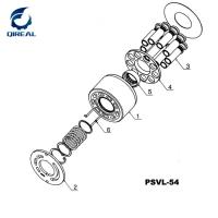 China Psvl-54 Pilot Pump Repair Parts for Kx161 Kubota Excavator for sale