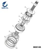 China Swing Motor Spare Parts M2X120 M2X150 M2X170 M5X130 M5X180 Pump Repair Kit for sale