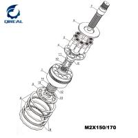China Swing Motor Spare Parts M2X120 M2X150 M2X170 M5X130 M5X180 Pump Repair Kit for sale
