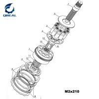 China M2X146 (EX200-5) M2X150 / 170 (EX400)  Excavator Swing Motor Parts for sale