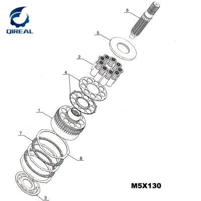 China M5X130 hydraulic swing motor parts for 320C excavator for sale