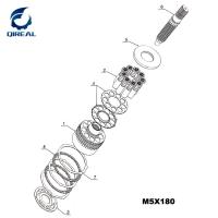 China M5X130 hydraulic swing motor parts for 320C excavator for sale
