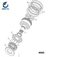 China Hydraulic Swing Motor Parts SG02 SG04 SG08 SG12 SG20 SG025 for sale
