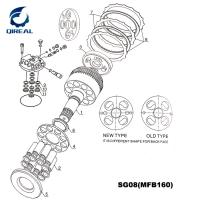 China Hydraulic Swing Motor Parts SG02 SG04 SG08 SG12 SG20 SG025 For Excavator for sale