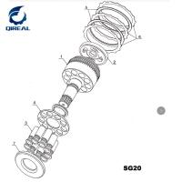 China Hydraulic Swing Motor Parts SG02 SG04 SG08 SG12 SG20 SG025 For Excavator for sale