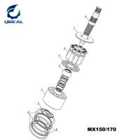 China Hydraulic Swing Motor Parts SG02 SG04 SG08 SG12 SG20 SG025 For Excavator for sale