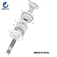 China Hydraulic Swing Motor Parts MB35 For YC35-6 Excavator for sale