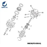 China MB38 Hydraulic Swing Motor Spare Parts Repair Kit For PC45R-8 Excavator for sale