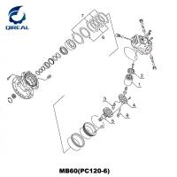 China MB38 Hydraulic Swing Motor Spare Parts Repair Kit For PC45R-8 Excavator for sale