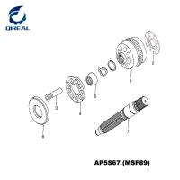 China EX60 Excavator Msf52 Hydraulic swing motor repair spare parts for sale