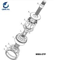 China AP5S53 AP5S67(EX100/120-2/3/5) Hydraulic Swing Motor Repair Kit for sale