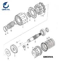 China PCL-200-18B Hydraulic Swing Motor Spare Parts Repair Kit for Yuchai YC55 Excavator for sale