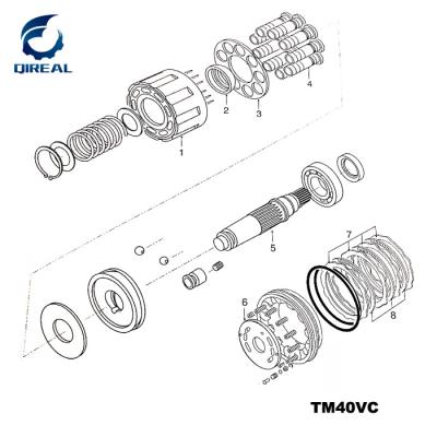 China Excavator Travel Motor TM40V TM40vd TM40vc Hydraulic Parts for sale