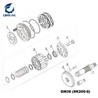 China Excavator Travel Motor TM40V TM40vd TM40vc Hydraulic Parts for sale
