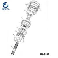 China MAG150 MAG170 MAG200 MAG230 Travel Motor Hydraulic Parts for Excavator for sale