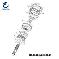 China Mx150/Mx173/Mx500 Mag150/Mag170 Lzv30/Lzv120 Lvwo60 TM40vd Travel Motor Hydraulic Pump Spare Parts for sale