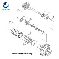 China Excavator Parts Final Drive Parts MAG190 SK320 Travel Motor Parts for sale