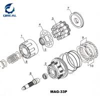 China MSPG09 Travel Motor Spare Parts for PC200-7 Excavator for sale