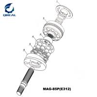 China MSPG09 Travel Motor Spare Parts for PC200-7 Excavator for sale