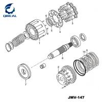 China Excavator Hydraulic Parts JMV147 Travel Motor Spare Parts For R225-9/7 for sale