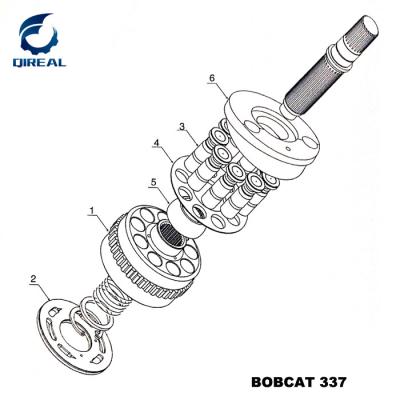 China Travel Motor Repair Parts Kit for Bob 337 Mini Excavator for sale