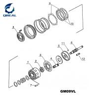 China gm17vl gm18vl gm21va gm24  Excavator Final Drive Track Motor Parts for sale