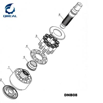China Dnb08 Excavator Final Drive Track Motor Parts for sale