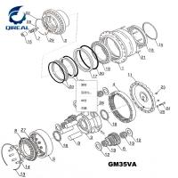 China TM40VC Excavator Final Drive Track Motor Parts for sale