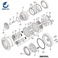 China TM40VC Excavator Final Drive Track Motor Parts for sale