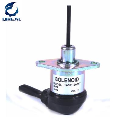 China Excavator Fuel Stop Shut Off Solenoid 12V 24V Shutdown Solenoid 15471-60010 for sale