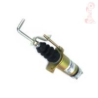 China Excavator 12V 24V Fuel Shut Off Solenoid Valve 366-07197 Construction Machinery Parts for sale