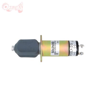 China 1502-12D6U1B1S1A Excavator Electrical Parts 12V 24V Diesel Engine Fuel Shut Off Solenoid Valve for sale