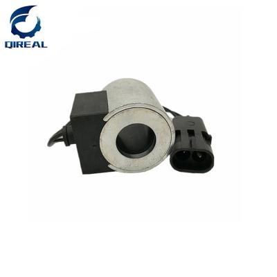 China Excavator spare parts Yuchai YC60-7 R60-7 3104764 12V 24V 0D13105130 solenoid valve coil 40mm 18mm for sale