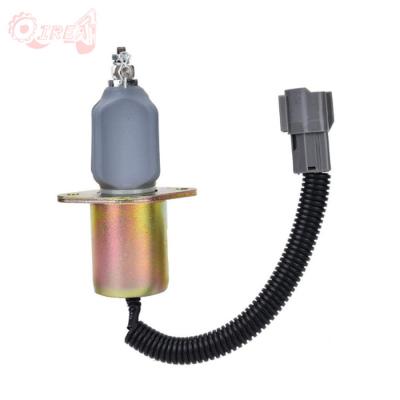 China 129953-77811 Excavator Electrical Parts 12Volt Fuel Flameout Stop Solenoid for sale