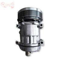 China Sd7H13 Excavator Engine Parts 12V / 24V Dc Air Conditioning Compressor SD5H14/6664 SD7H15 508 709 5H11 for sale