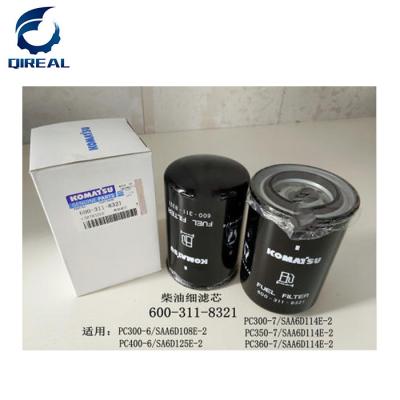 China PC300-6-7 Excavator Fuel Filter 600-311-8321 for sale
