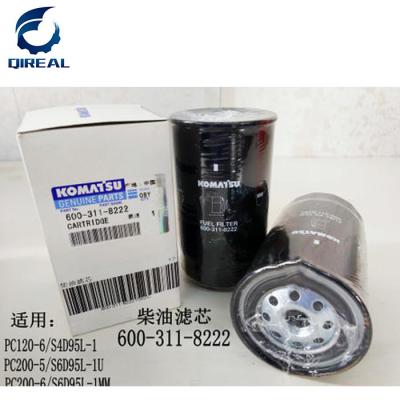 China 4D95 6D95 Engine Fuel Filter 600-311-8222 For PC120-6 PC200-5 PC200-6 Excavator for sale