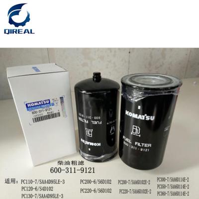 China PC110-7 PC120-6 PC130-7 PC220-6 Excavator Fuel Filter 600-311-9121 for sale