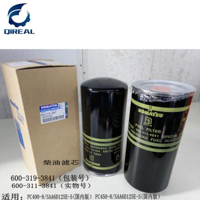 China PC400-8 PC450-8 Excavator Fuel Filter 600-319-3841 for sale