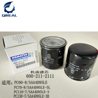 China PC60-8 PC70-8 PC110-7 PC130-7 Hydrualic Oil Filter 600-211-2111 for sale