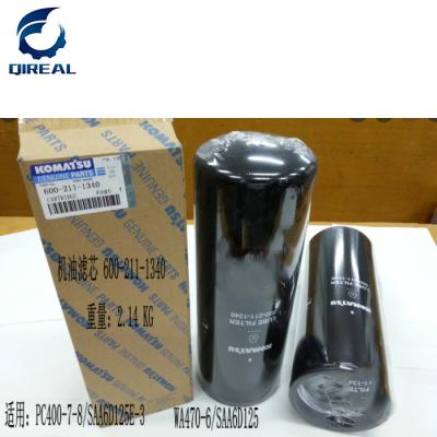 China PC400-7-8 WA470-6 Excavator Engine Parts Oil Filter 600-211-1340 for sale
