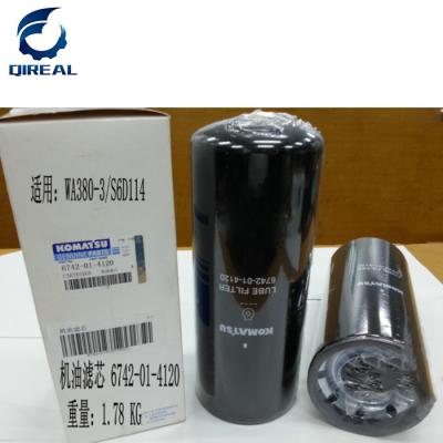 China WA380-3 WA470 Oil Filter 6742-01-4120 for sale
