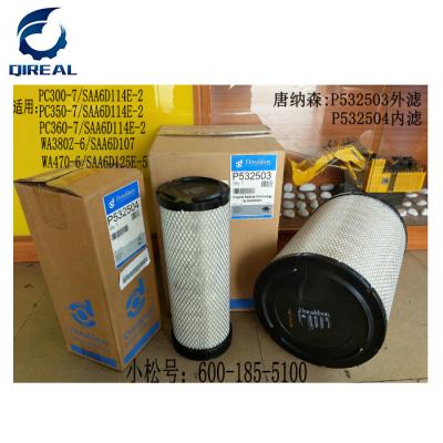 China Loader WA470-5 outer air filter 600-185-5100 for sale