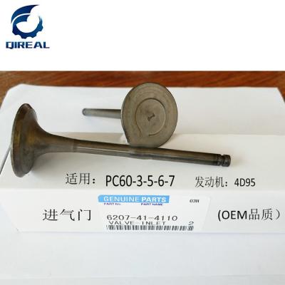China SPARE PARTS 6207-41-4110M INTAKE VALVE FOR PC60-3-5-6-7 4D95 for sale