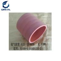 China 6D125 Intake Pipe 6151-12-4470 For PC400-6 Excavator for sale