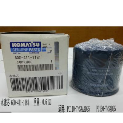 China 600-411-1181 Fuel Water Separator For PC130-7 Excavator for sale