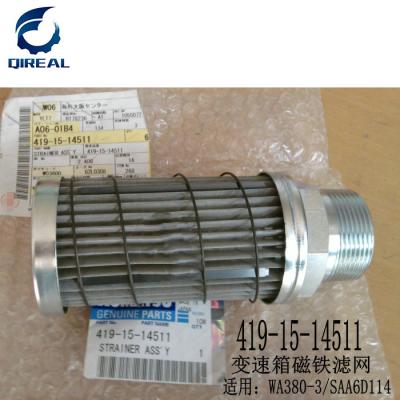 China Construction Machinery Parts WA380-3 6D114 Engine Strainer Assy 419-15-14511 for sale